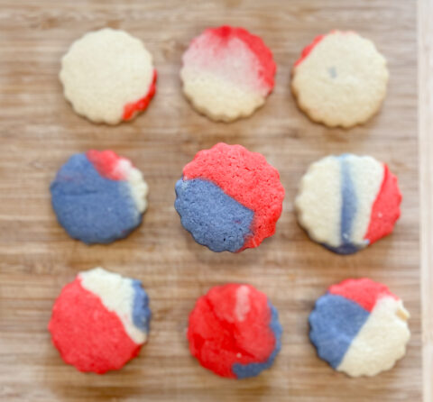 Multi-Colored Sugar Cookies - Simply Secen
